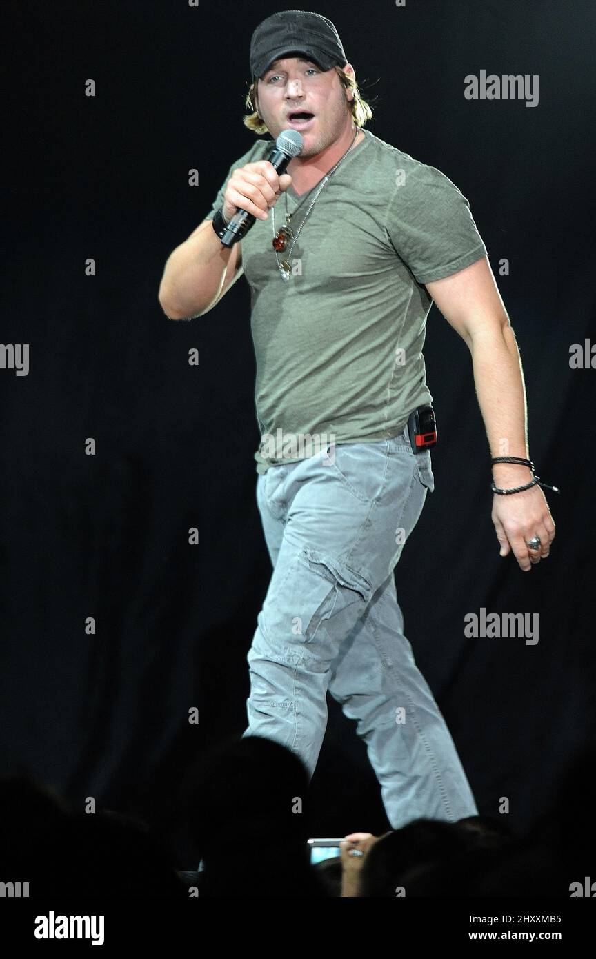Jerrod Niemann during the 'On Fire Tour' 2012 at the Crown Coliseum ...