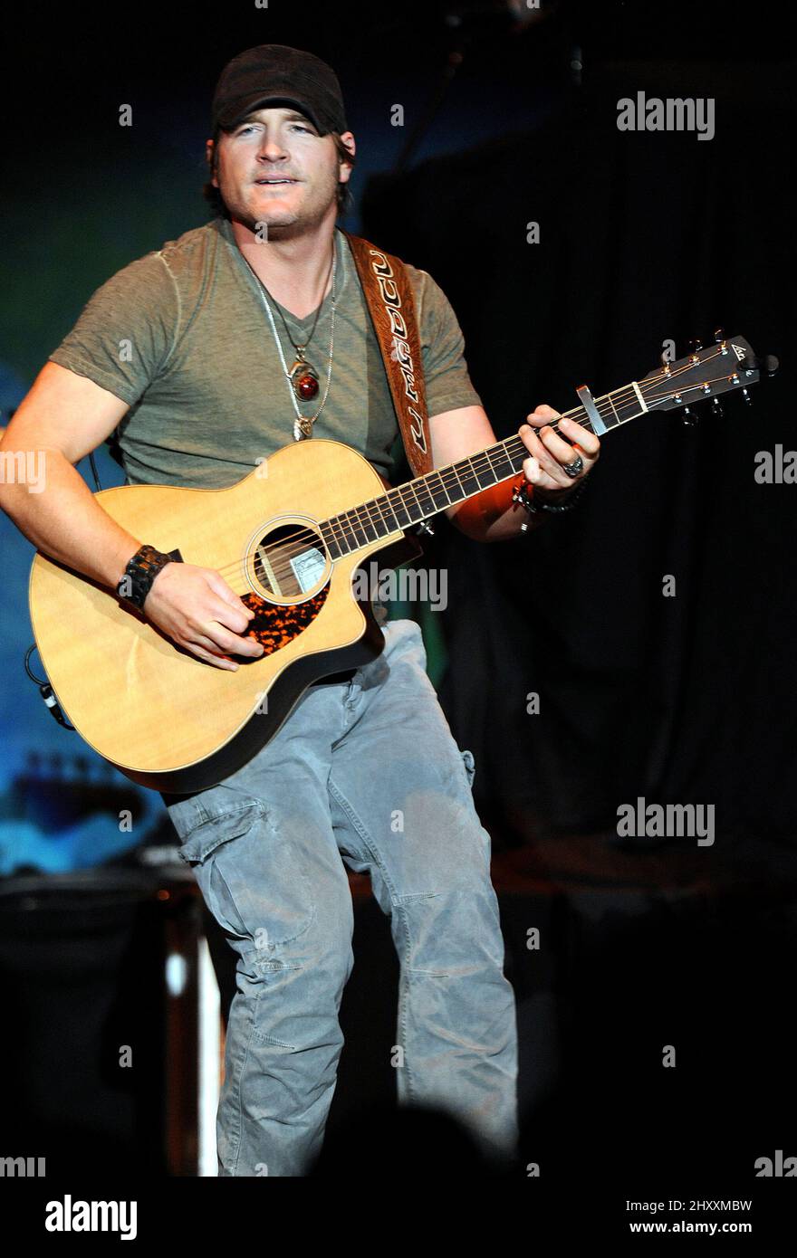 Jerrod Niemann during the 'On Fire Tour' 2012 at the Crown Coliseum ...