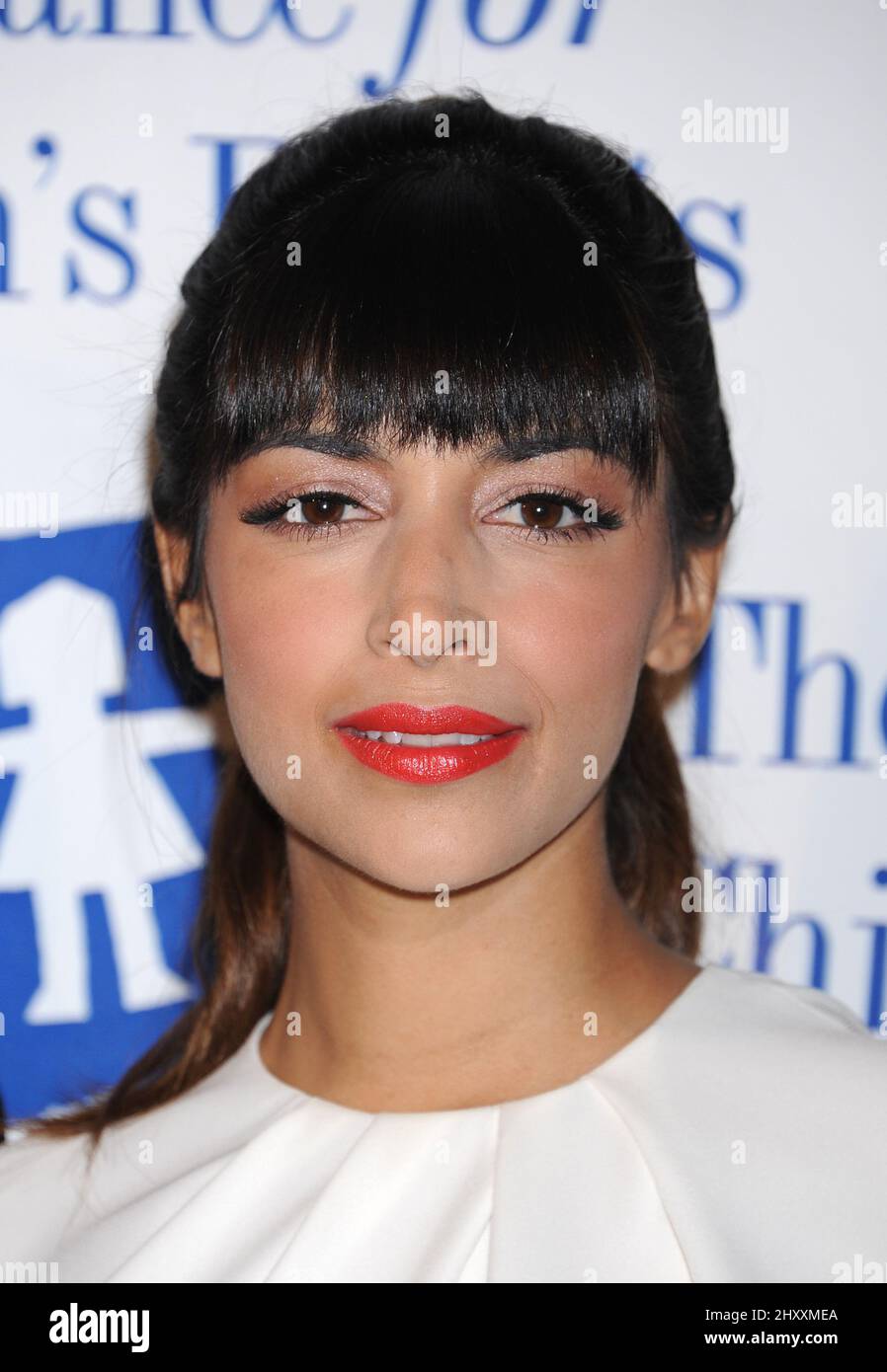 Hannah Simone arriving for the Alliance for Children's Rights 20th ...