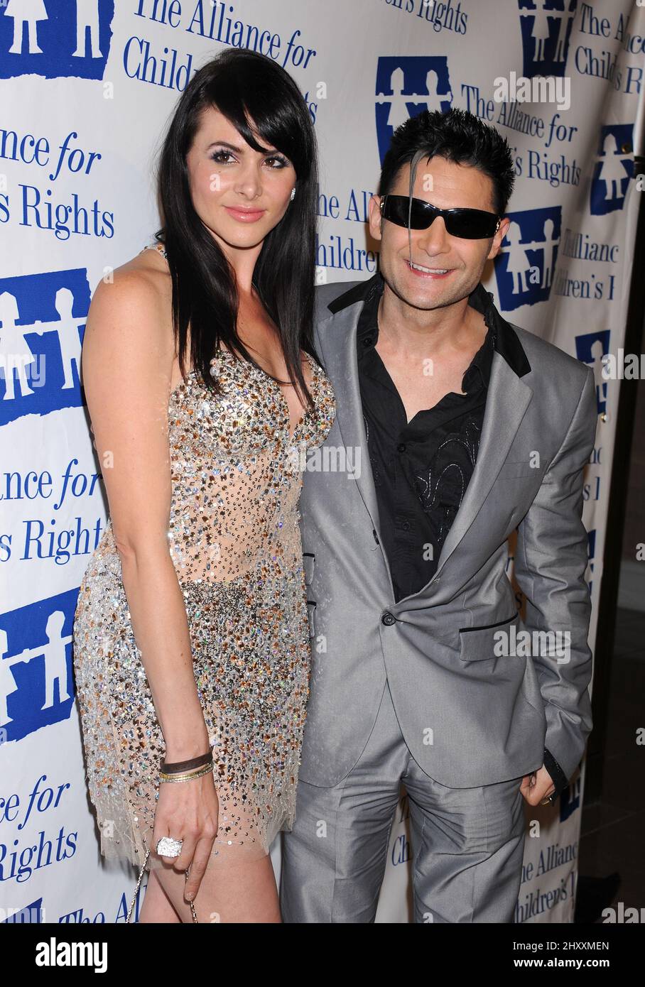 Corey Feldman and guest arriving for the Alliance for Children's Rights ...