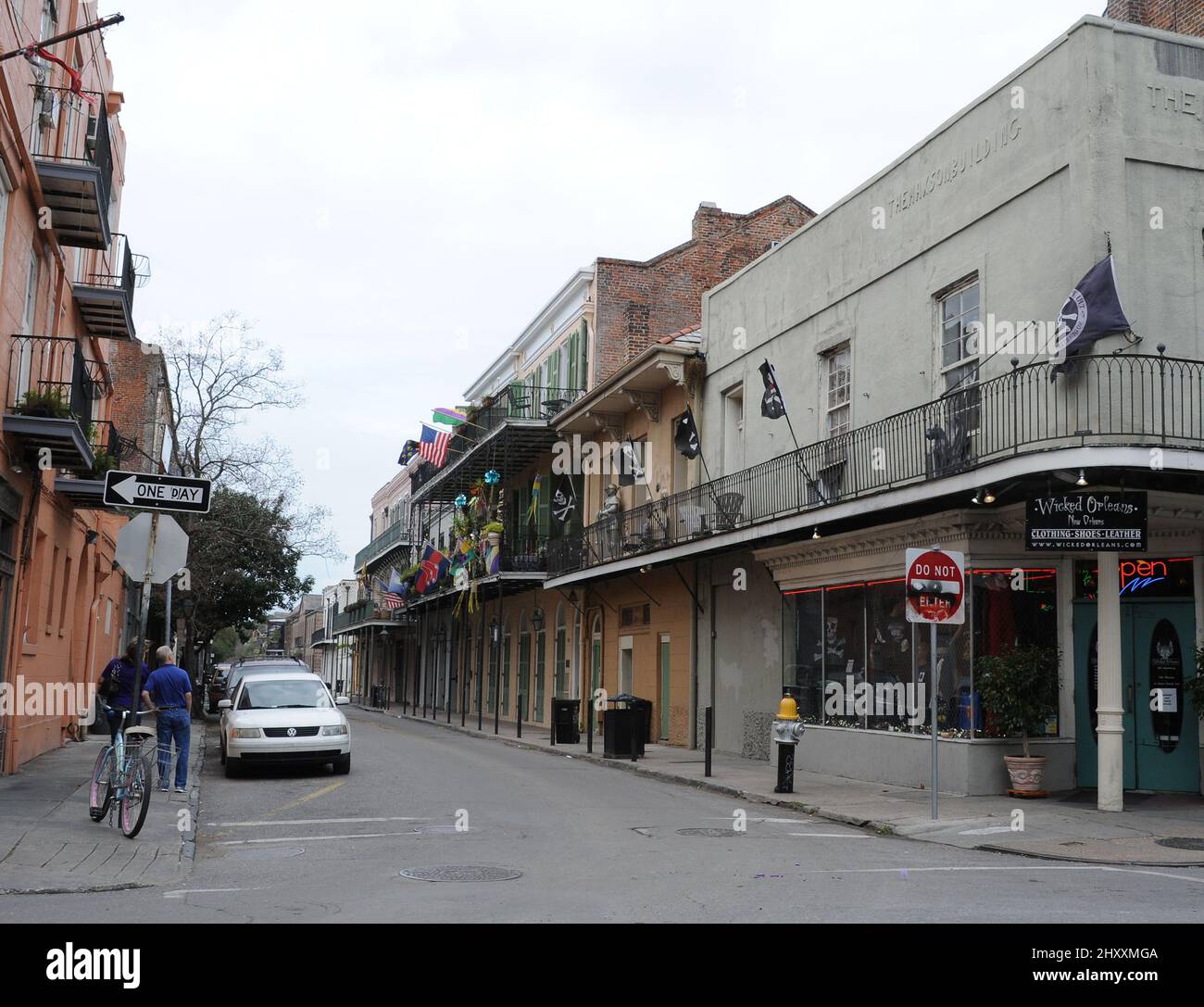 New Orleans' French Quarters Stock Photo - Alamy