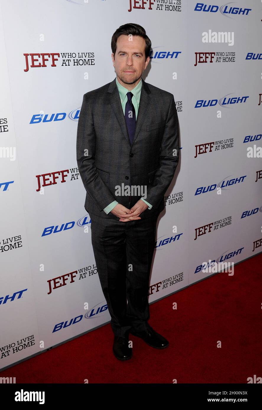 Ed Helms during the "Jeff, Who Lives At Home" Premiere held at the DGA ...