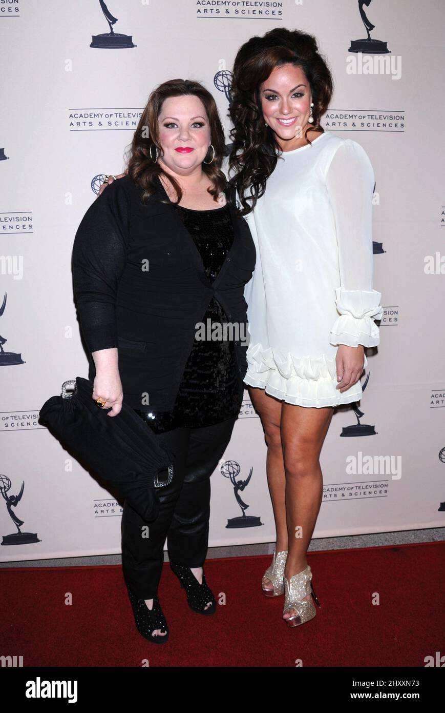 Melissa McCarthy and Katy Mixon during An Evening with "Mike & Molly ...