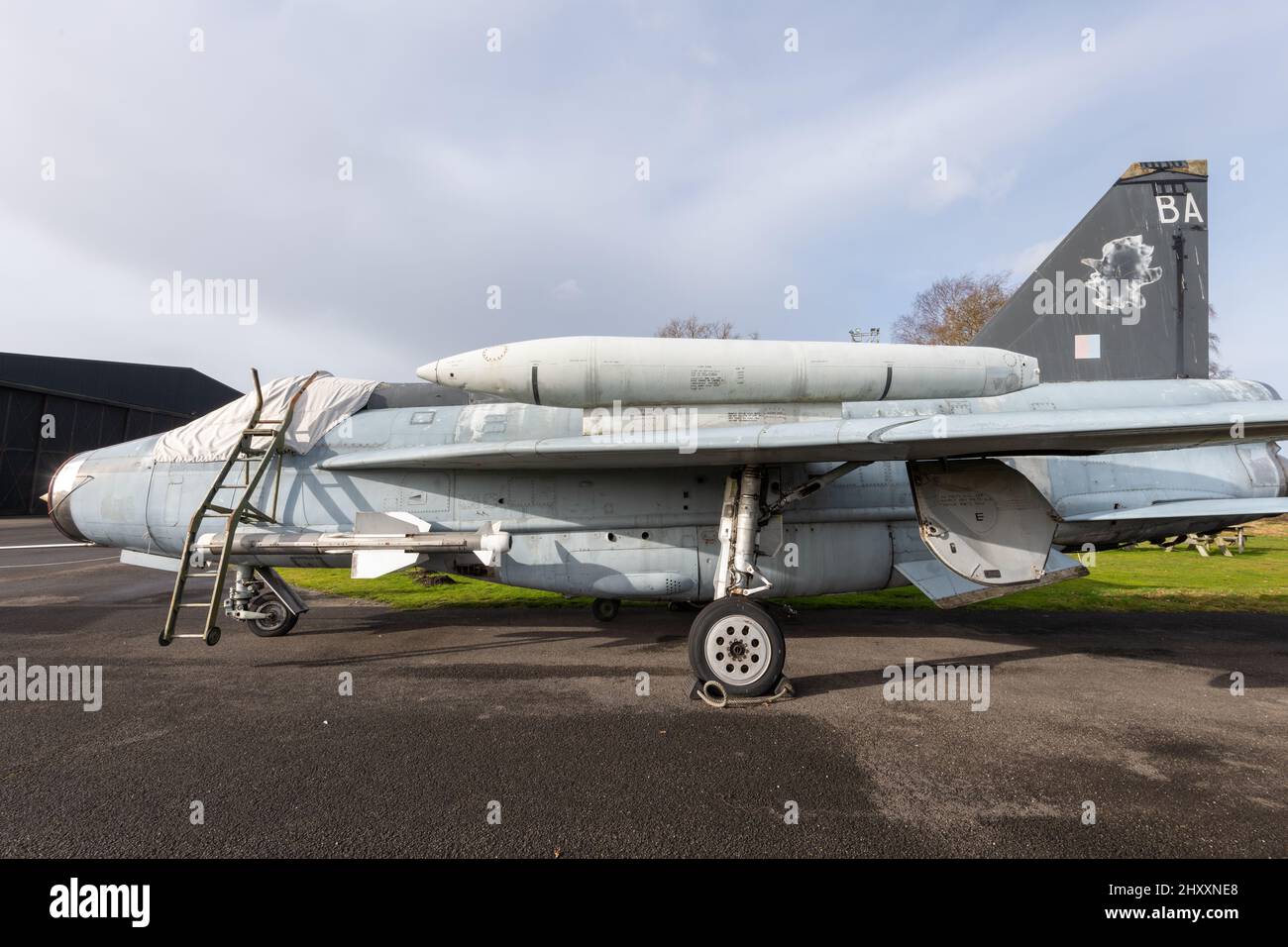 York.Yorkshire.United Kingdom.February 16th 2022.A Lightning F6 fighter ...