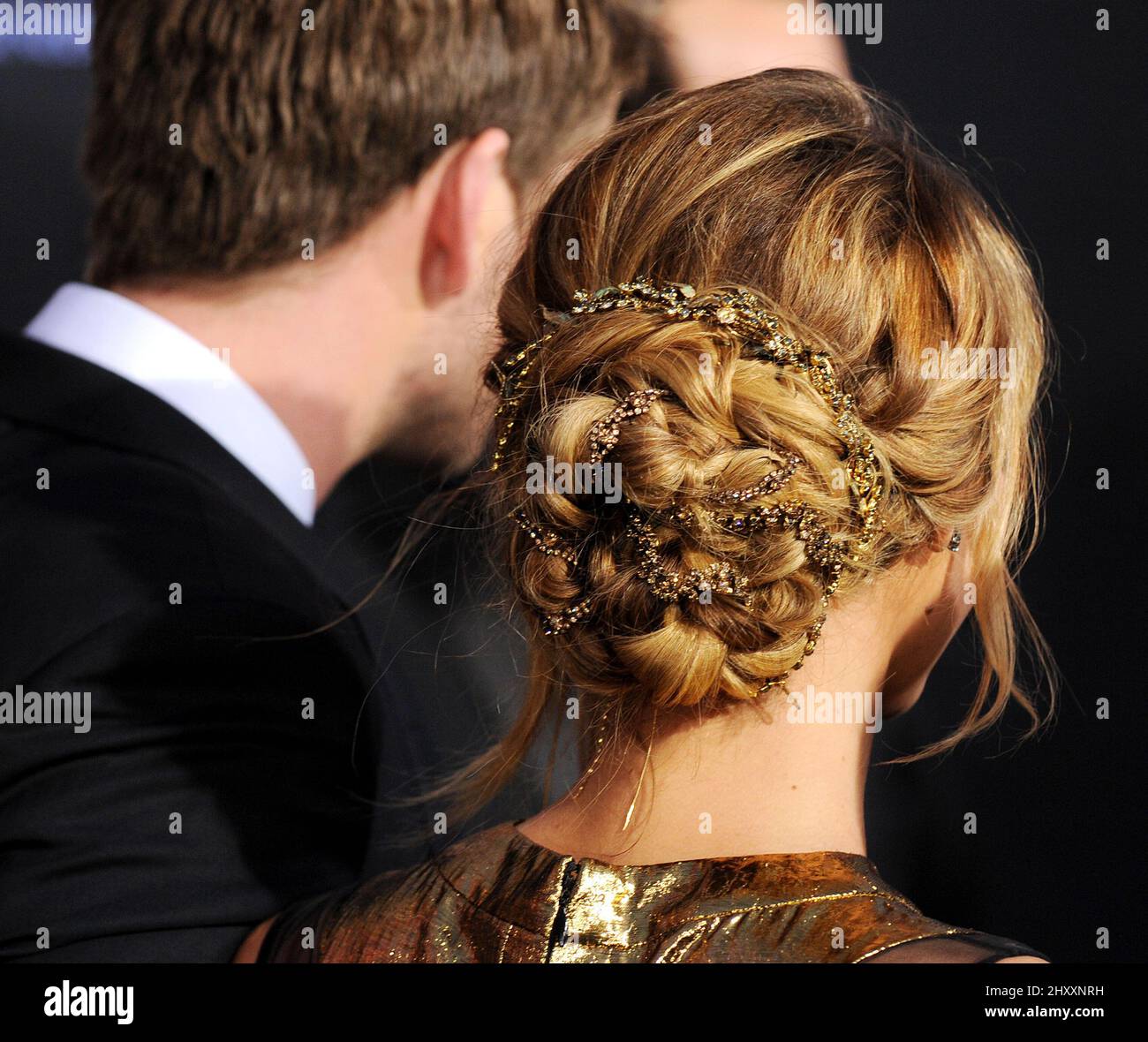 Jennifer Lawrence attending "The Hunger Games" world premiere held at ...