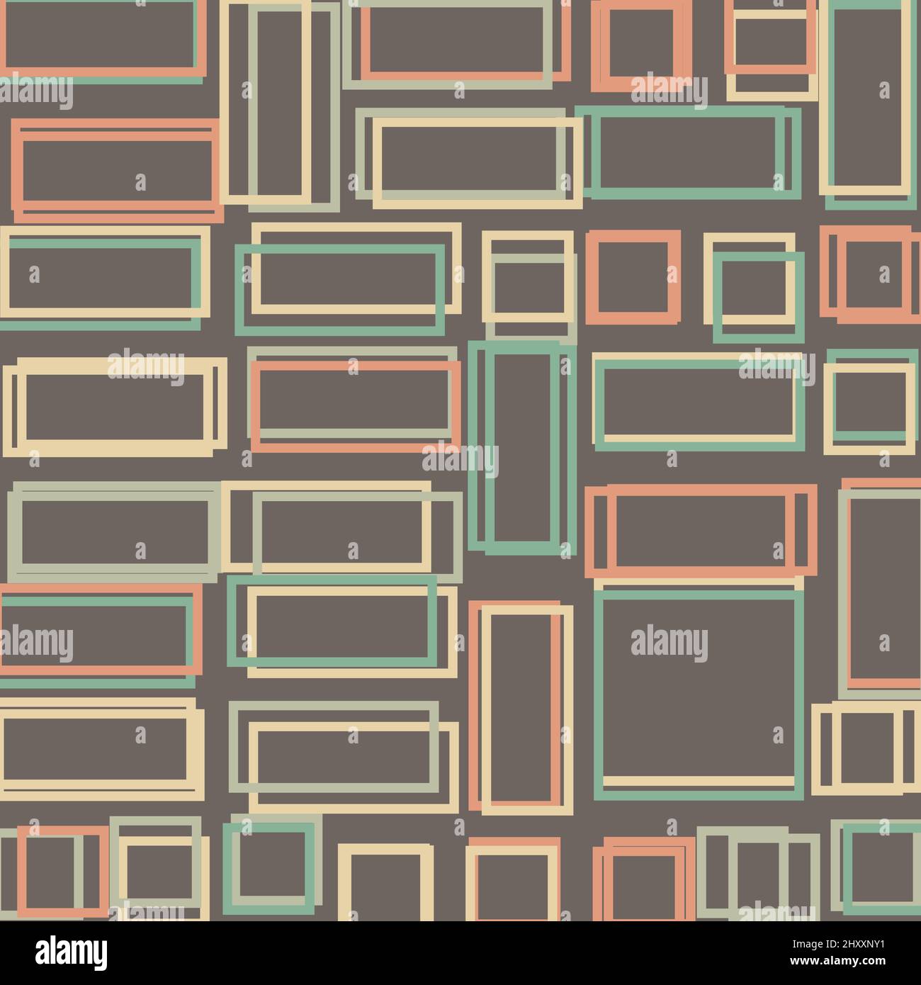 Abstract Offset Quads generative art background art illustration Stock ...