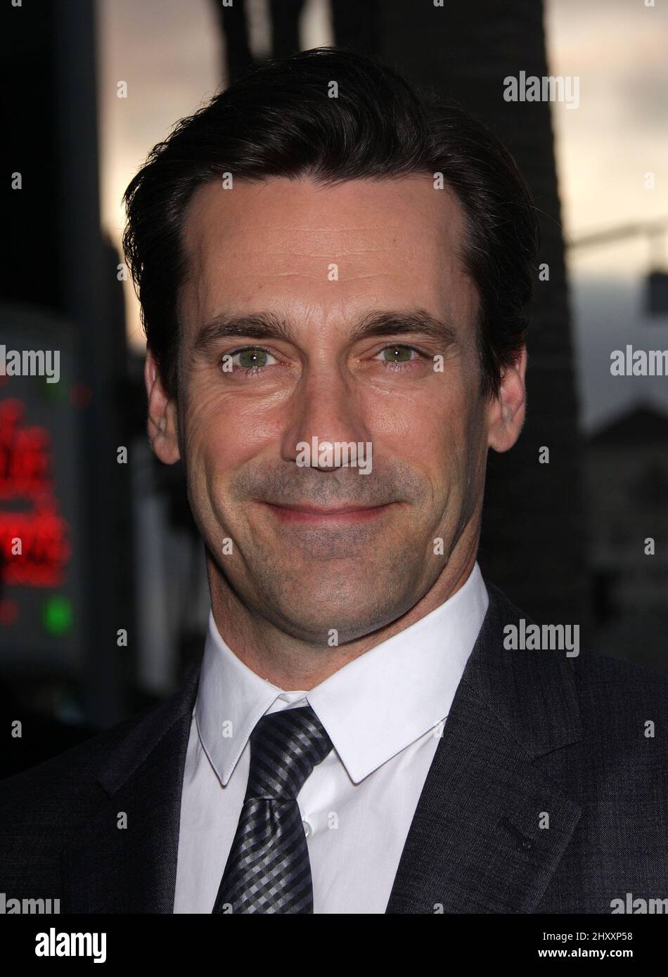 Jon Hamm arriving for the season 5 premiere of the AMC television ...