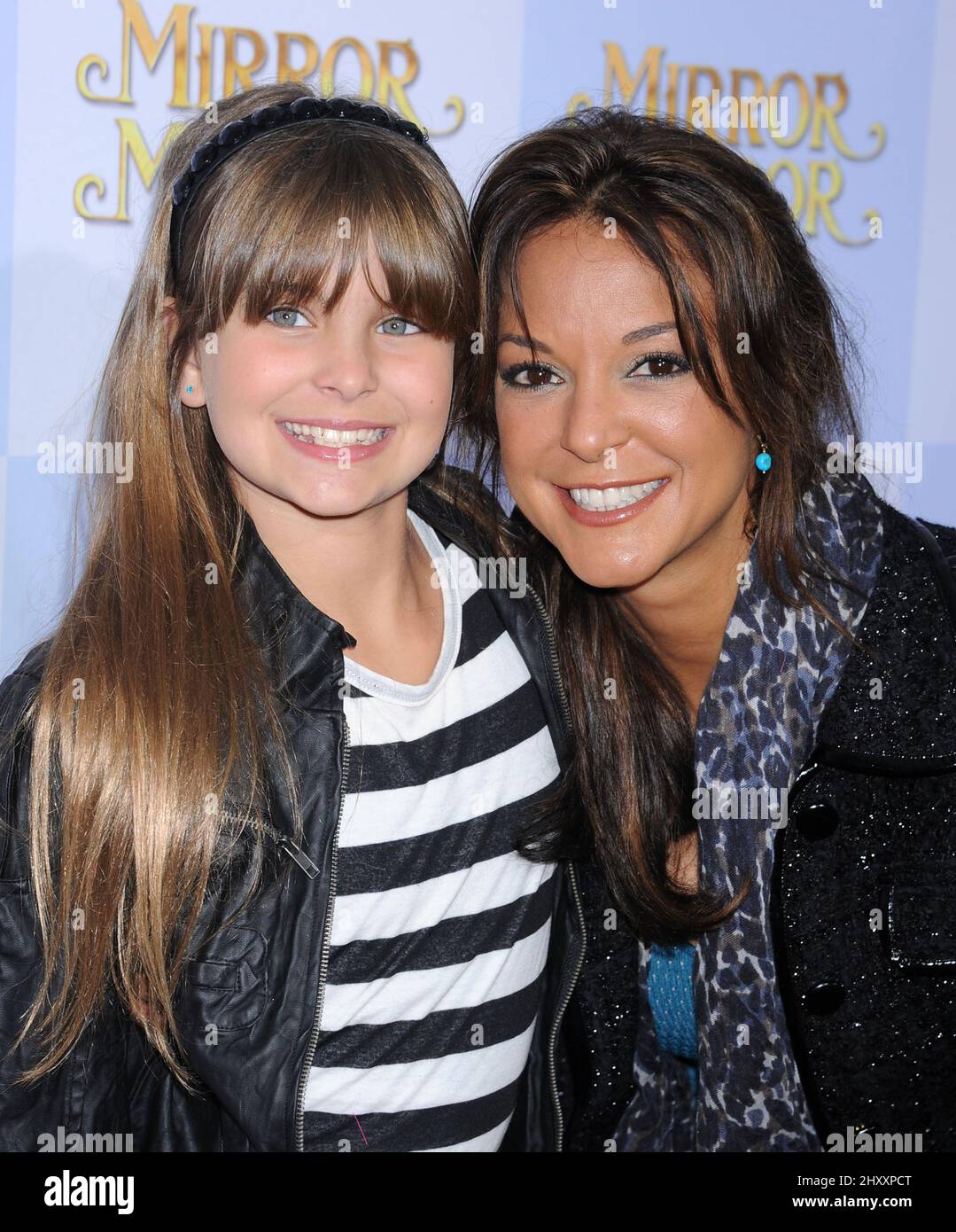 Eva LaRue and daughter Kaya Callahan attending the "Mirror Mirror" Los ...