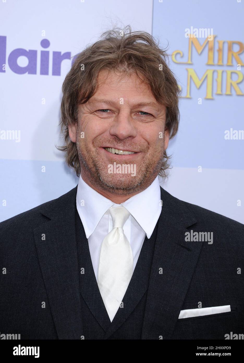 Sean Bean attending the "Mirror Mirror" Los Angeles premiere held at ...