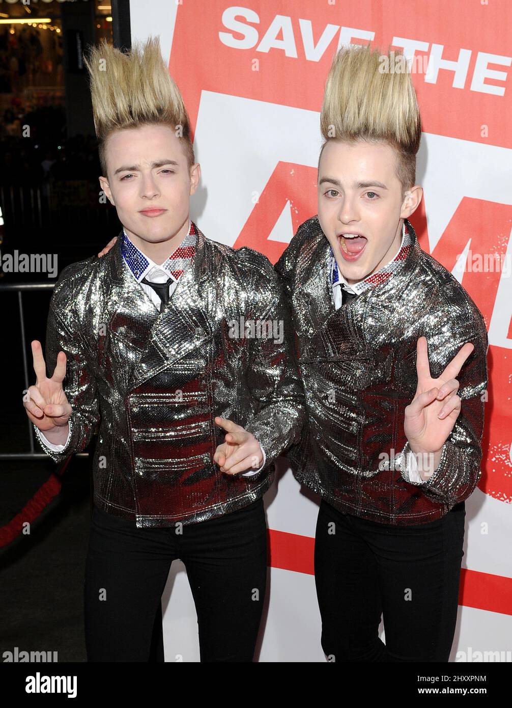 John Grimes and Edward Grimes during the "American Reunion" Los Angeles ...