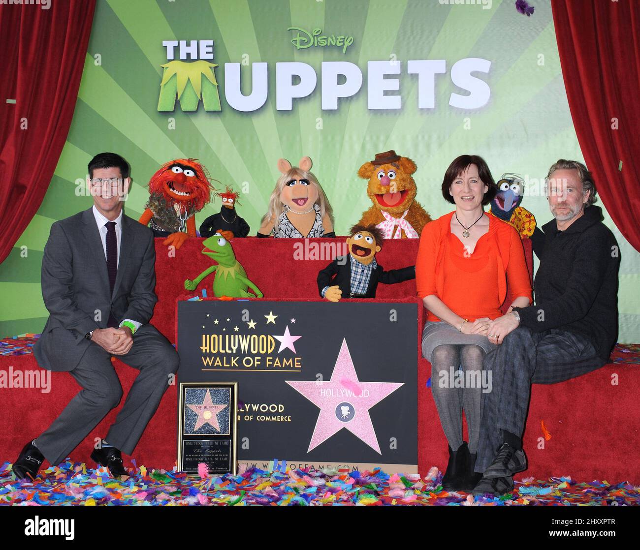 Rich Ross,The Muppets, Animal, Pepe, Miss Piggy, Fozzie, Gonzo, Kermit ...