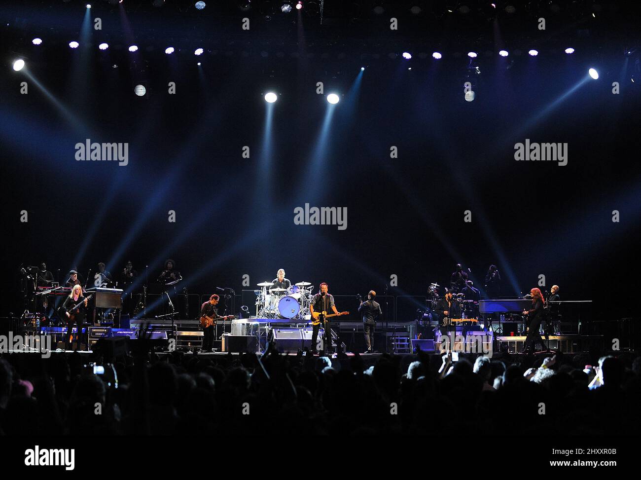 Bruce Springsteen during the 2012 Wrecking Ball tour at the Greensboro ...