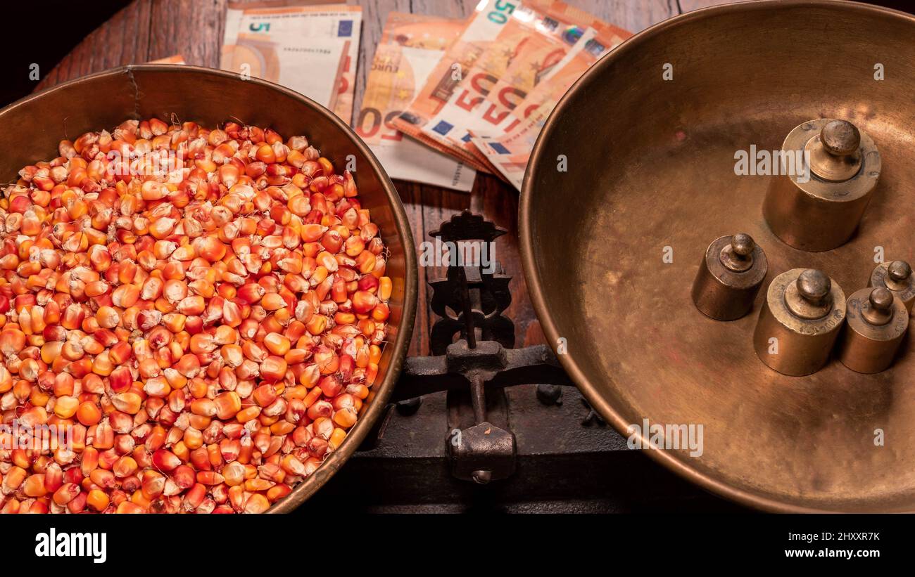 Corn measure hi-res stock photography and images - Alamy