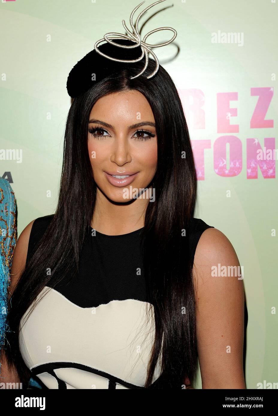 Kim Kardashian during Perez Hilton's Mad Hatter Tea Party Birthday ...