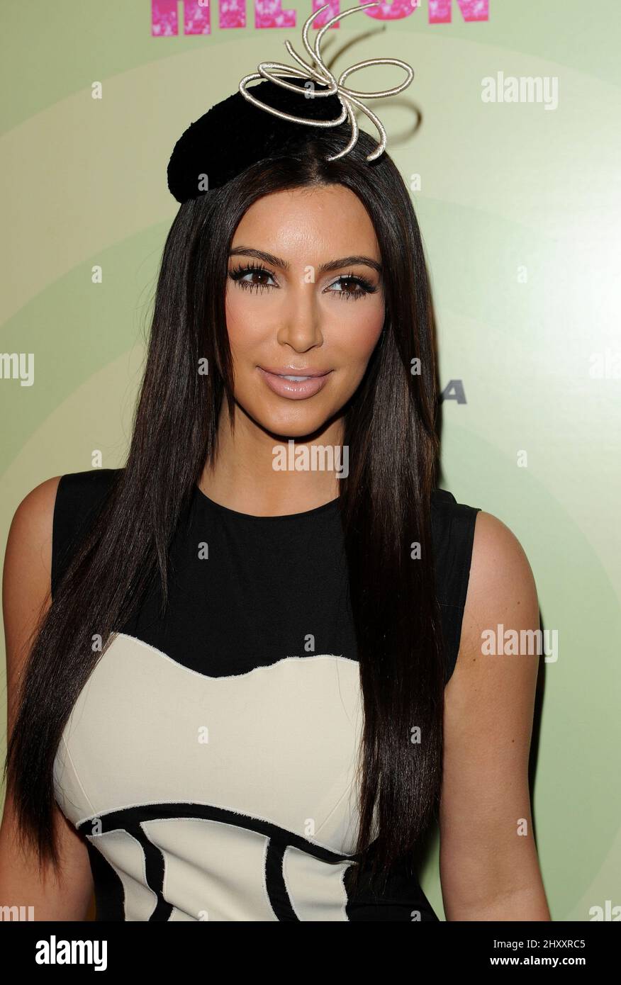 Kim Kardashian during Perez Hilton's Mad Hatter Tea Party Birthday ...