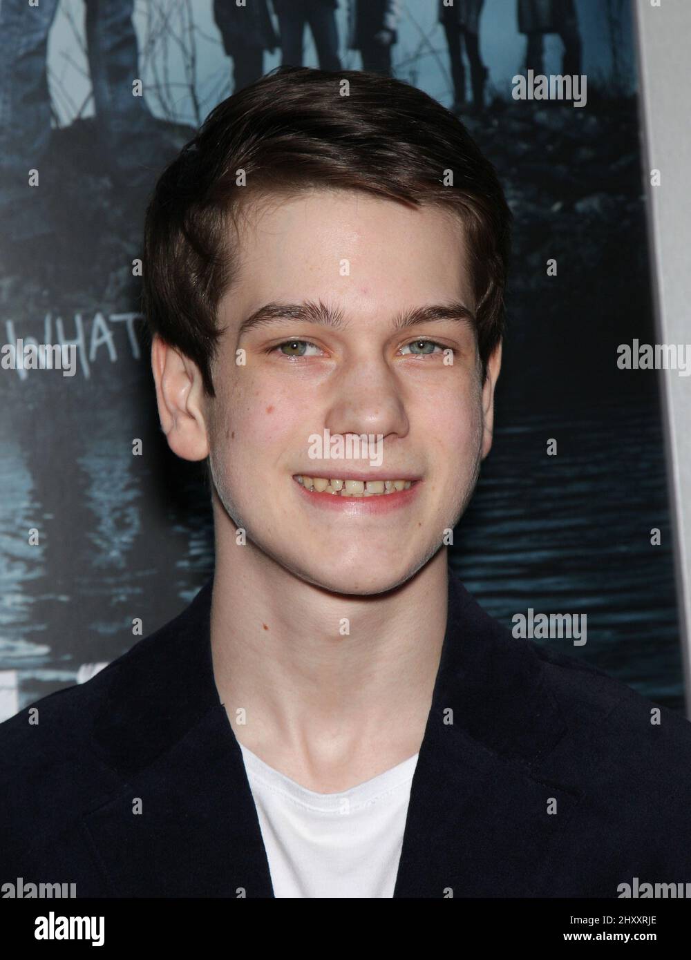 Liam James Attending The Killing Season 2 Premiere Held At The Arclight Theatre In Hollywood