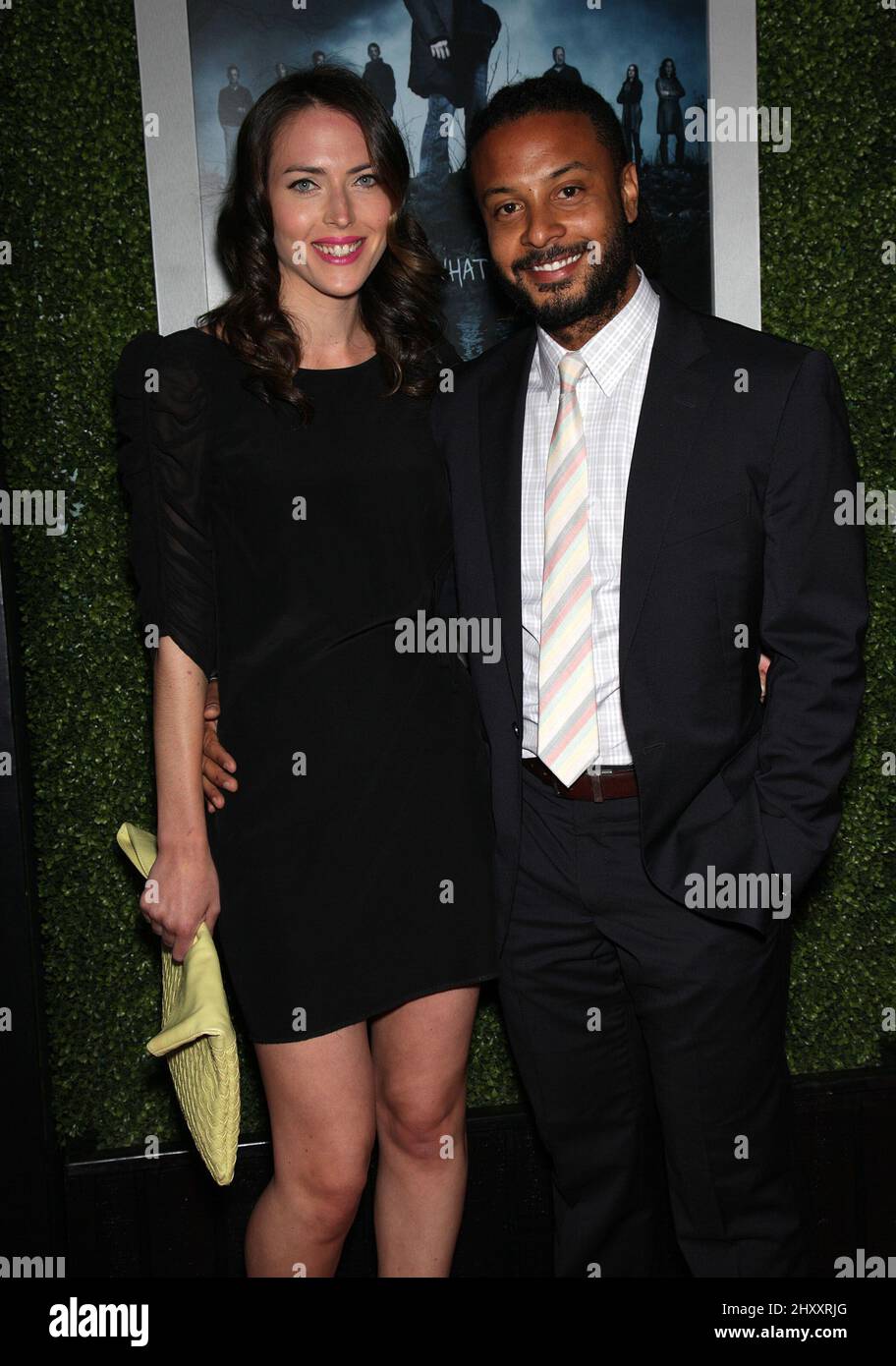 Brandon Jay McLaren & Date attending "The Killing" Season 2 Premiere ...