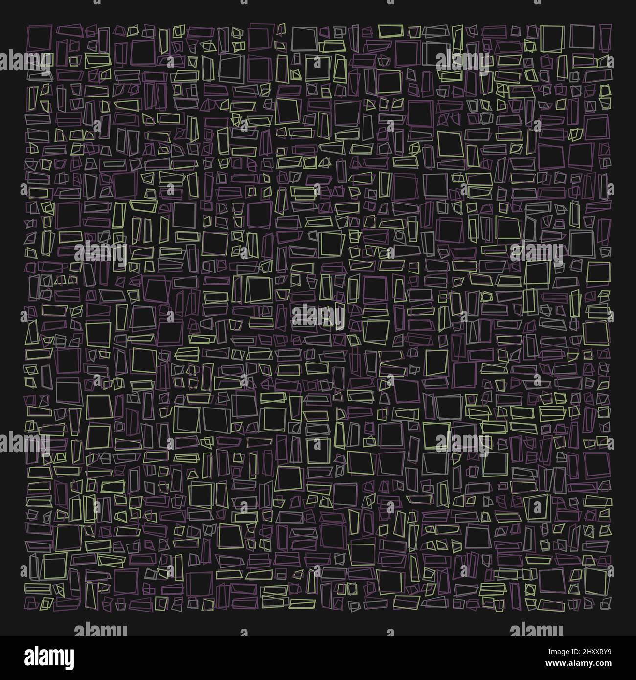 Abstract Offset Quads generative art background art illustration Stock ...