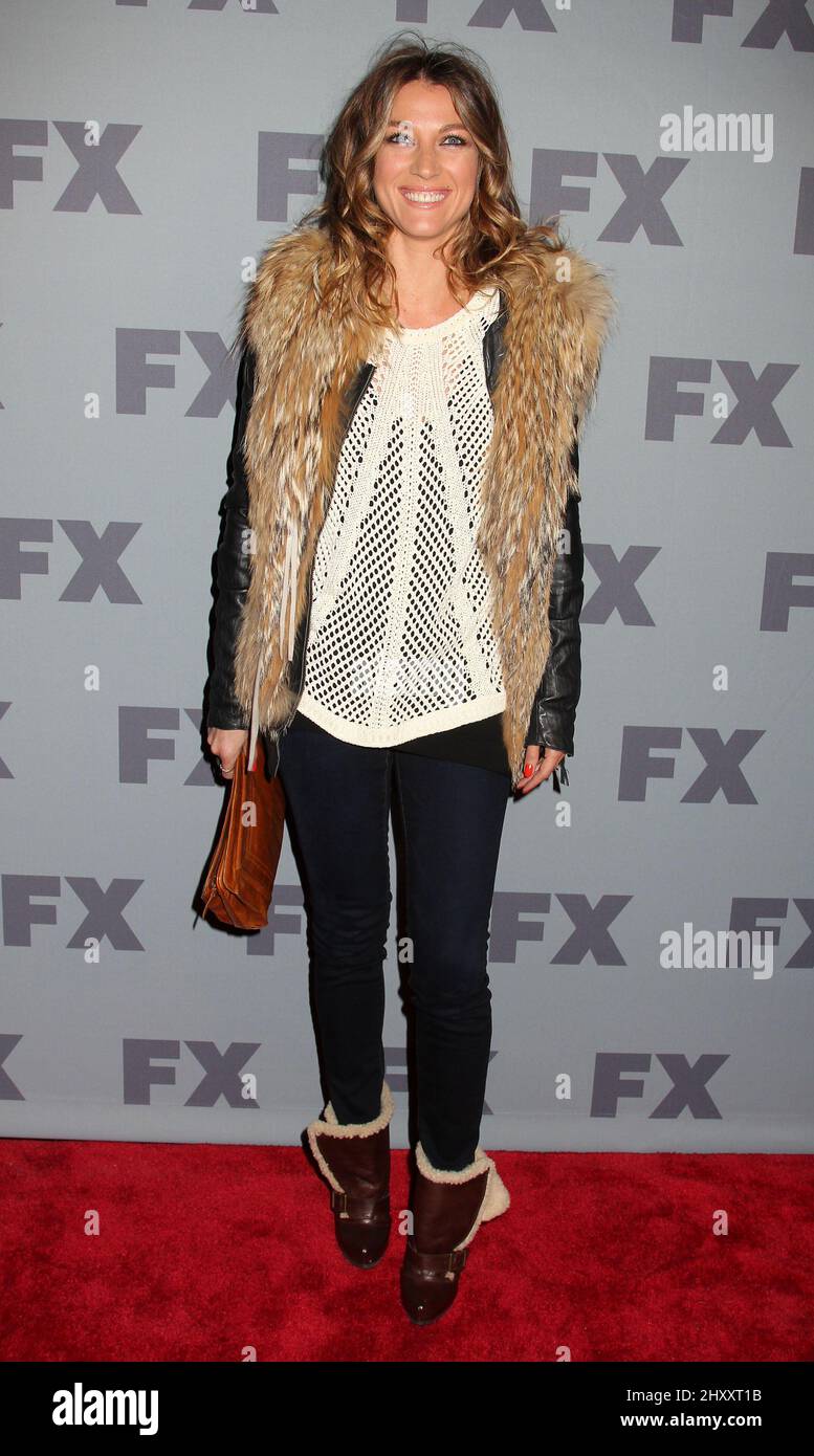 Natalie Zea at the 2012 FX Ad Sales Upfront held at Lucky Strike Bowl ...