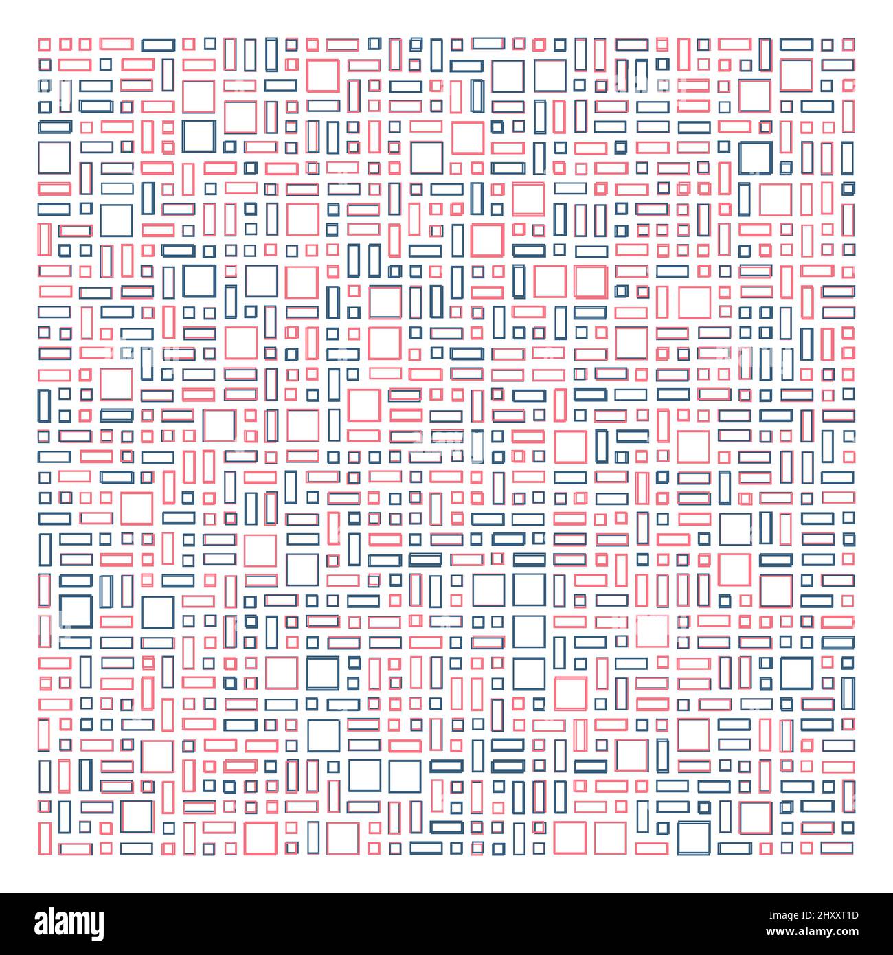 Abstract Offset Quads generative art background art illustration Stock ...