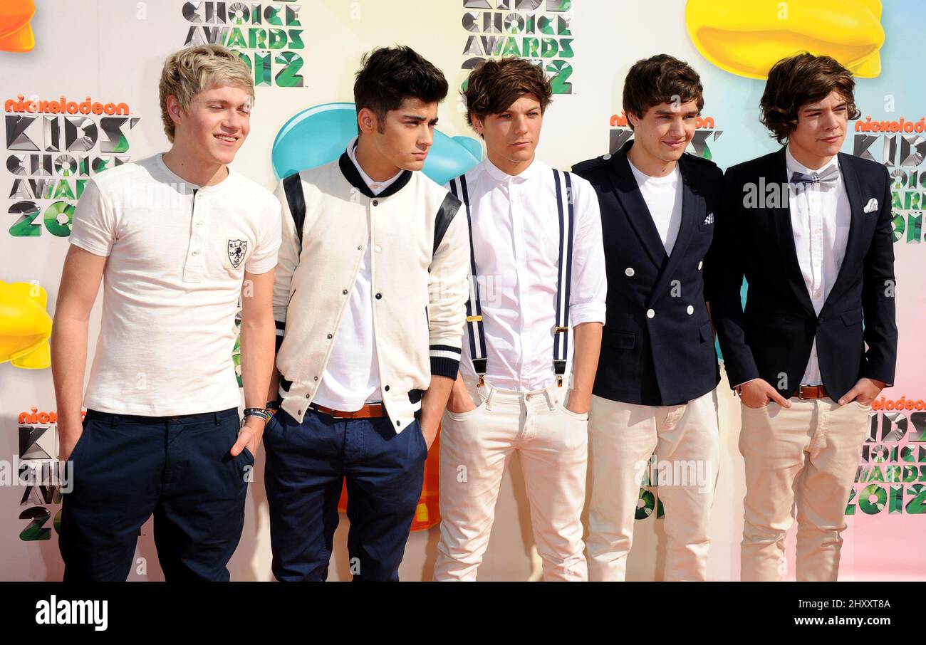 One Direction at the Nickelodeon's 25th Annual Kids' Choice Awards held ...