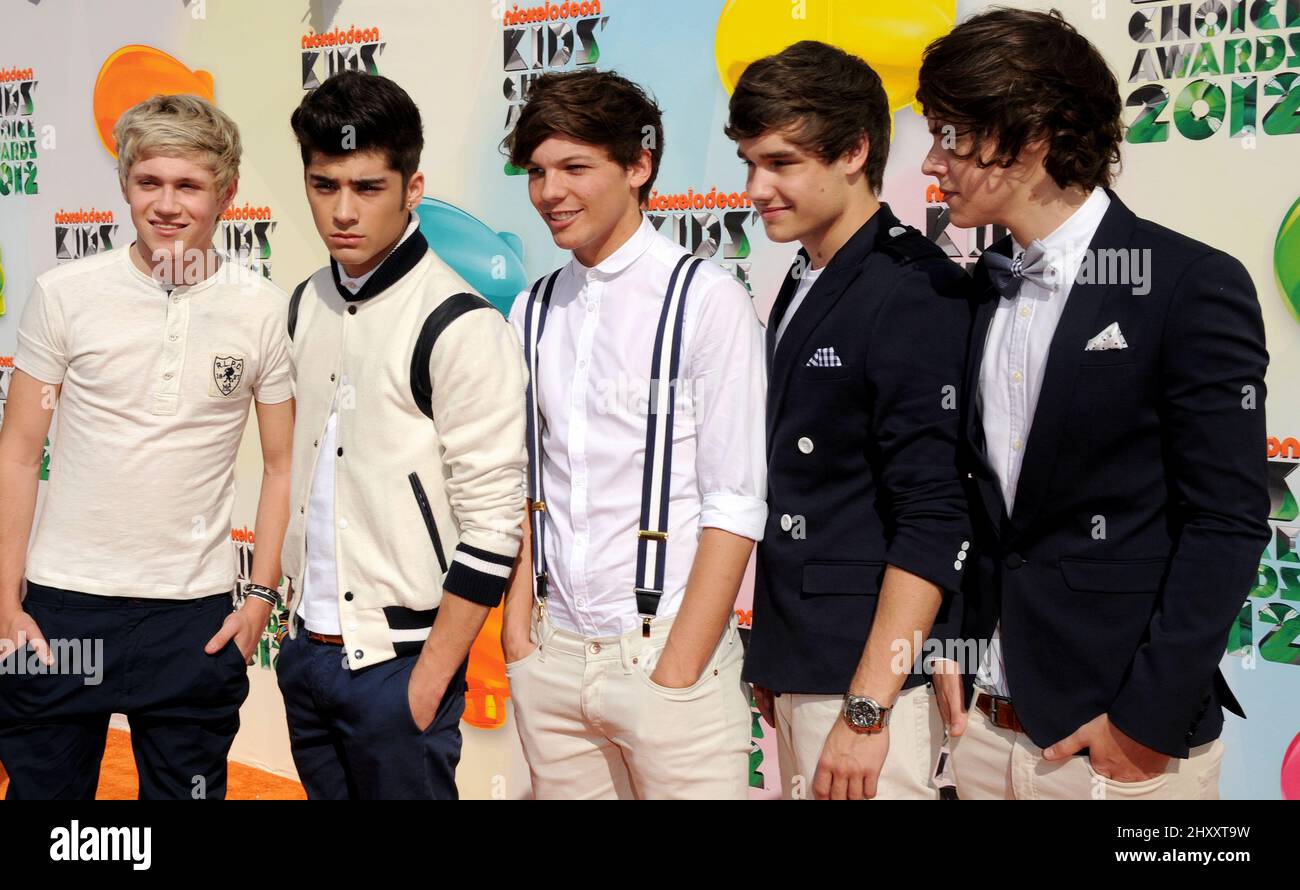One Direction at the Nickelodeon's 25th Annual Kids' Choice Awards held ...