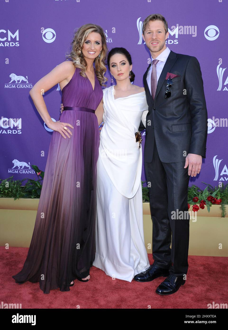 Edens Edge arriving at The 47th Annual Academy of Country Music Awards ...