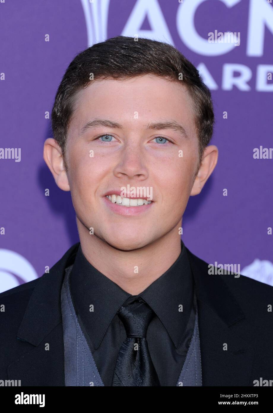 Scott McCreery arriving at The 47th Annual Academy of Country Music ...