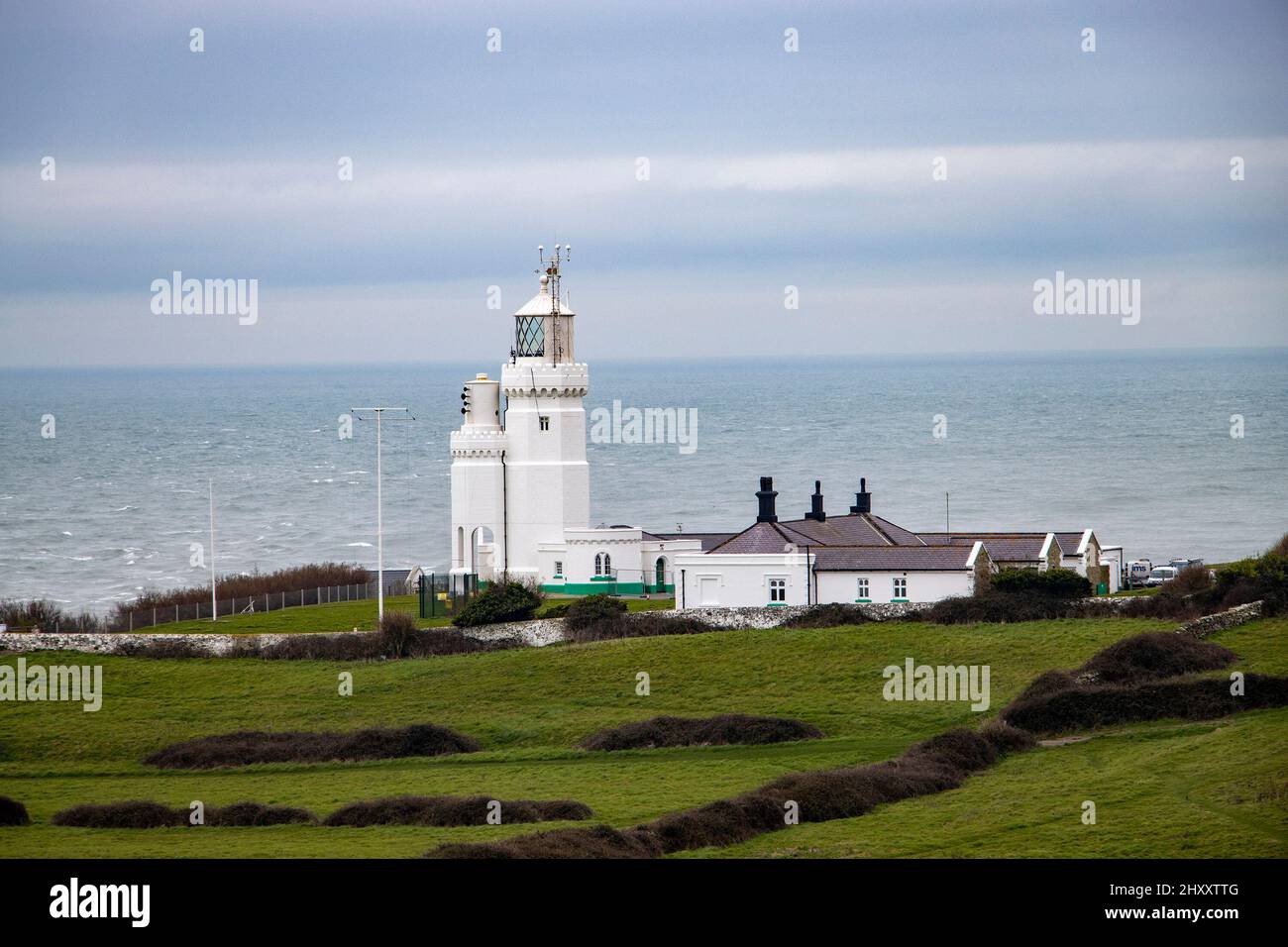 St Catherines Point Lighthouse, Niton, Isle of Wight Stock Photo - Alamy