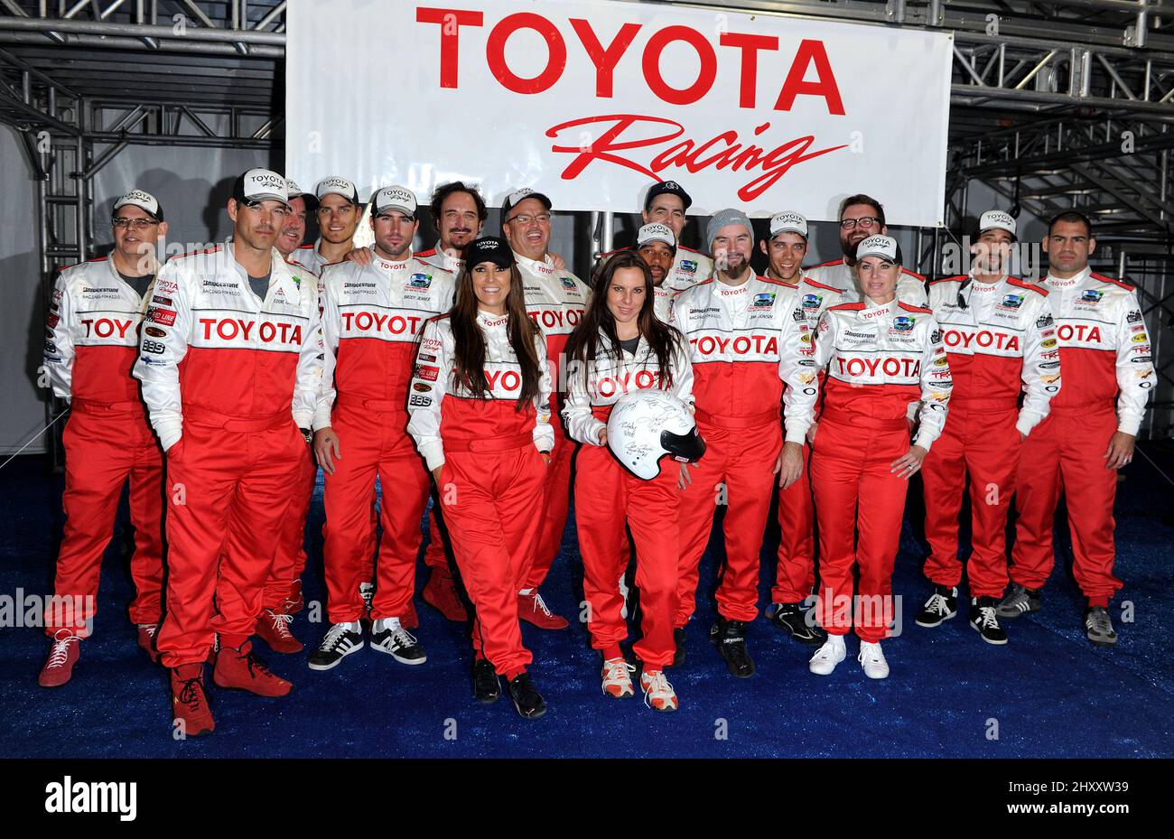 Toyota Celebrity Racers during the 2012 Toyota Pro/Celebrity Race ...