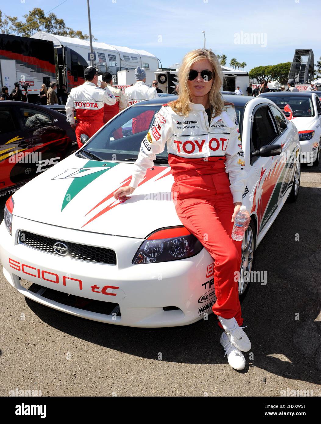 Eileen Davidson during the 2012 Toyota Pro/Celebrity Race - Press ...