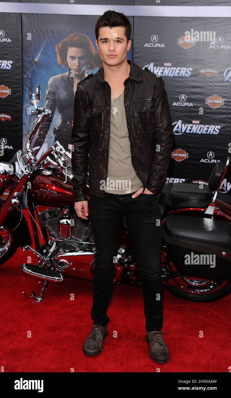 Spencer Boldman attending "The Avengers" World Premiere held at the El ...