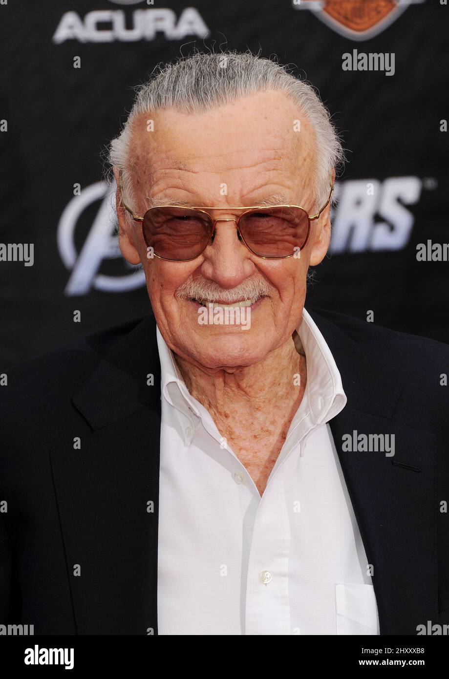 Stan Lee attending "The Avengers" World Premiere held at the El ...