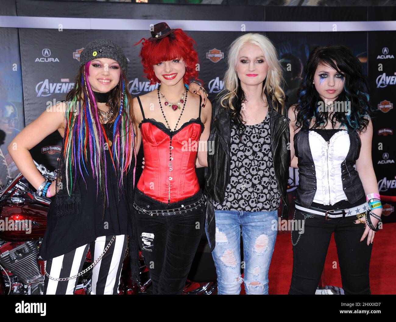 Cherri Bomb attending "The Avengers" World Premiere held at the El ...