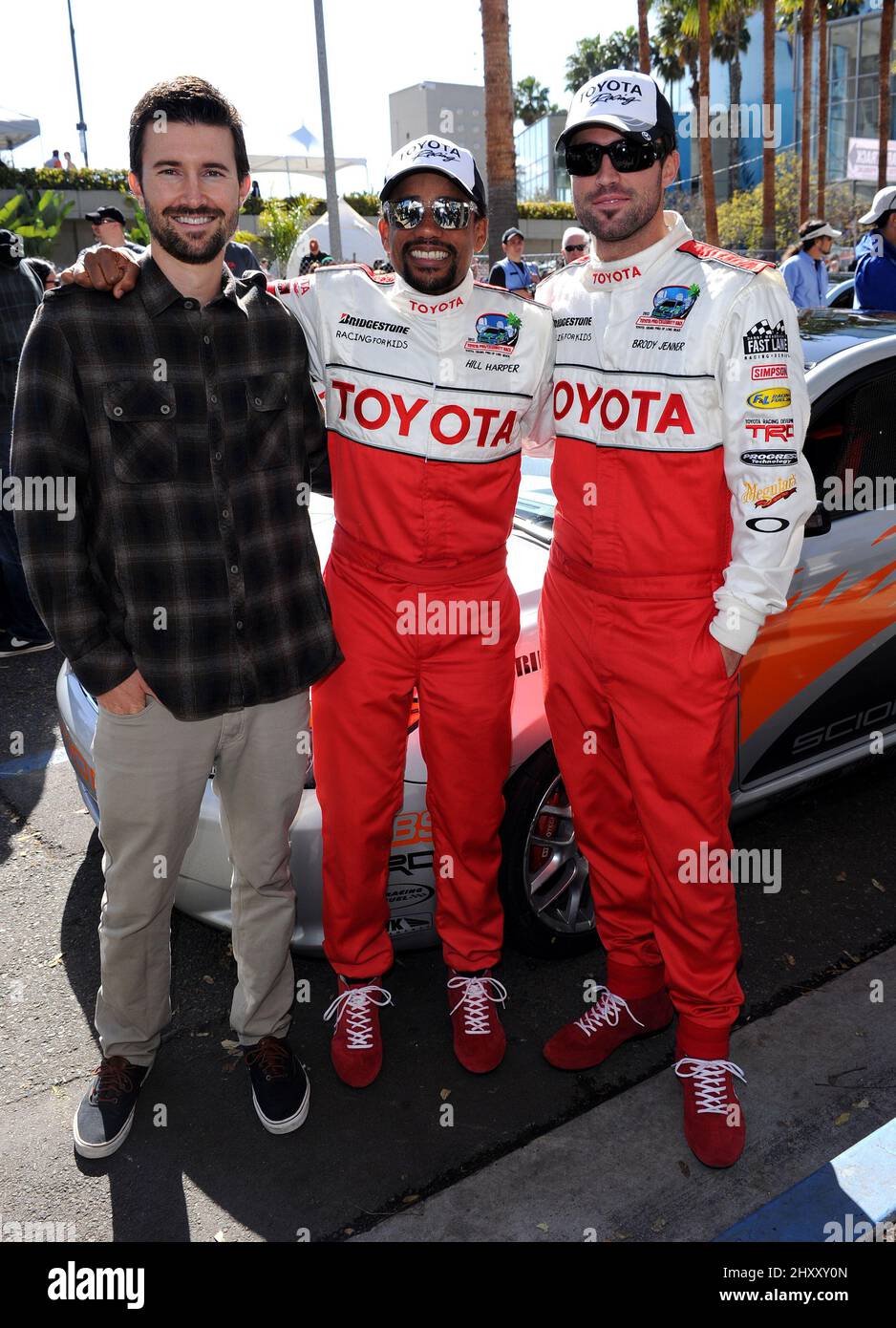 Hill Harper and Brody Jenner attending the 2012 Toyota Grand Prix ...