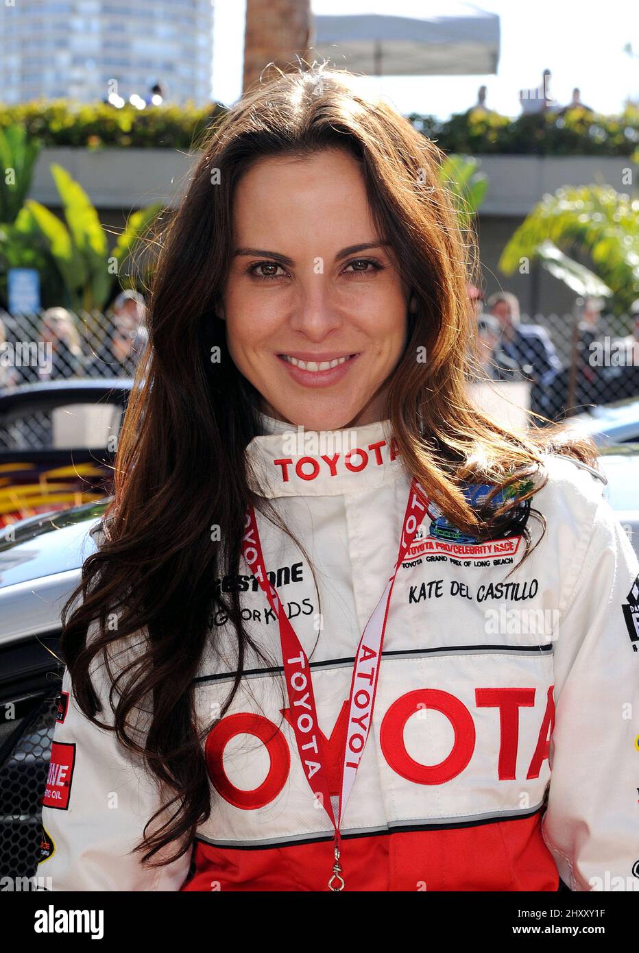 Kate del Castillo attending the 2012 Toyota Grand Prix Celebrity Race ...