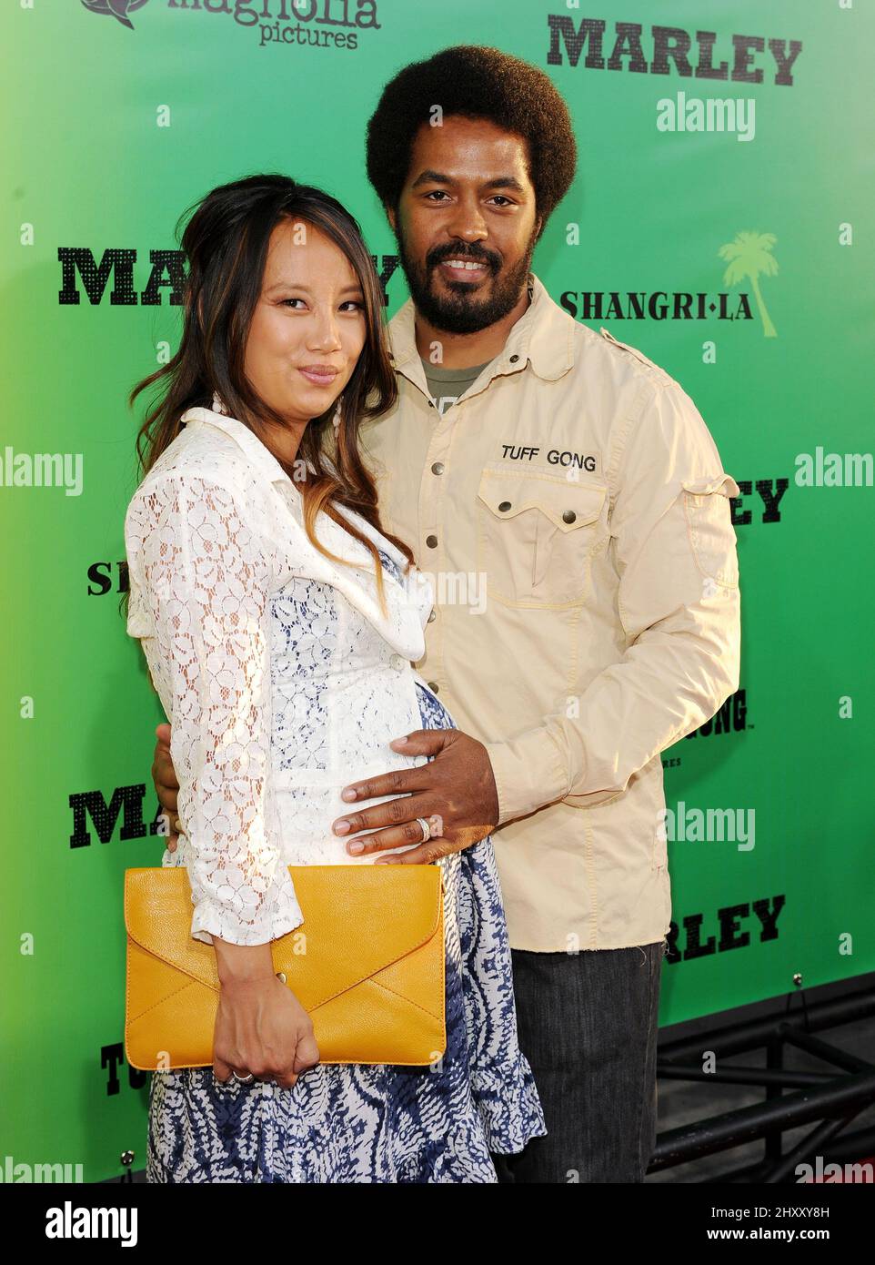 Ashley Marley and Robert Marley during the "Marley" Los Angeles ...