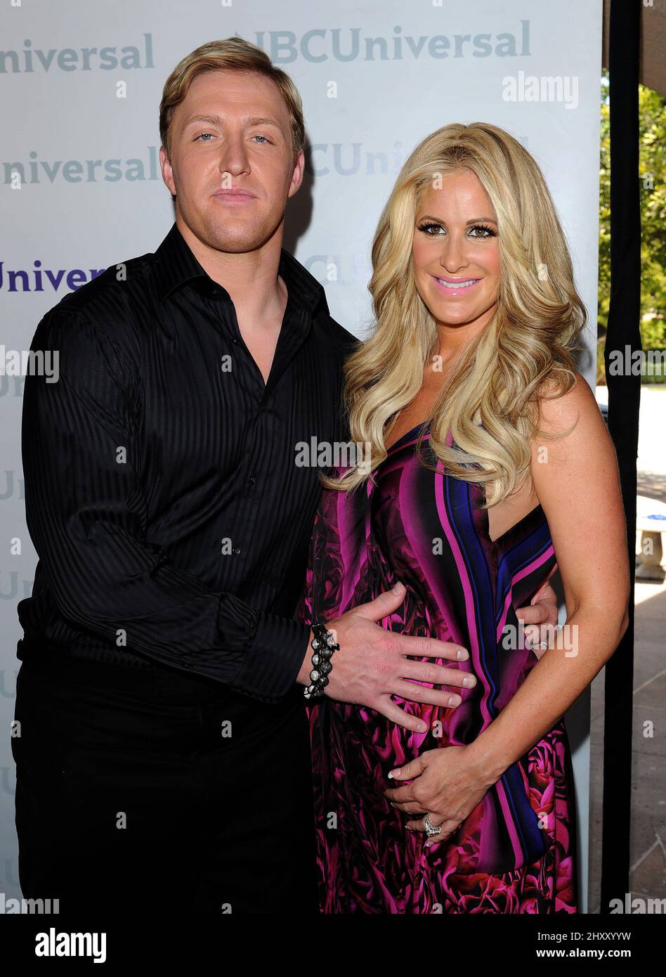 Kim Zolciak and Kroy Biermann during the NBC Universal Summer Press Day ...