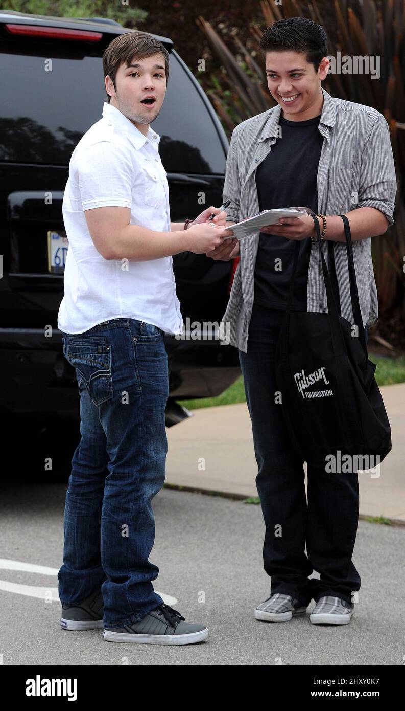 Nathan Kress sighted in Santa Monica, California Stock Photo - Alamy