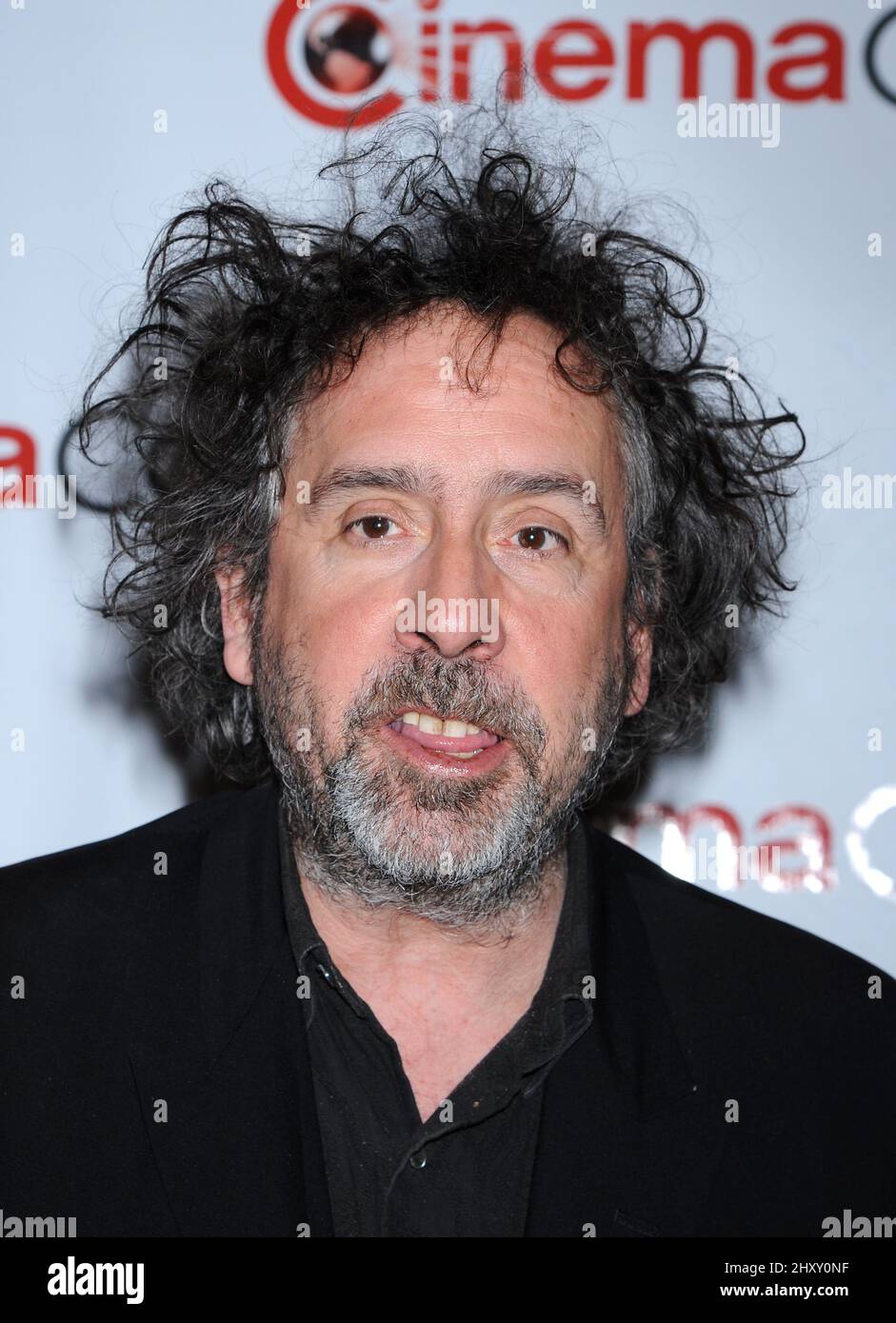 Tim Burton during the Disney Dreamworks Marvel & Pixar presentation at ...