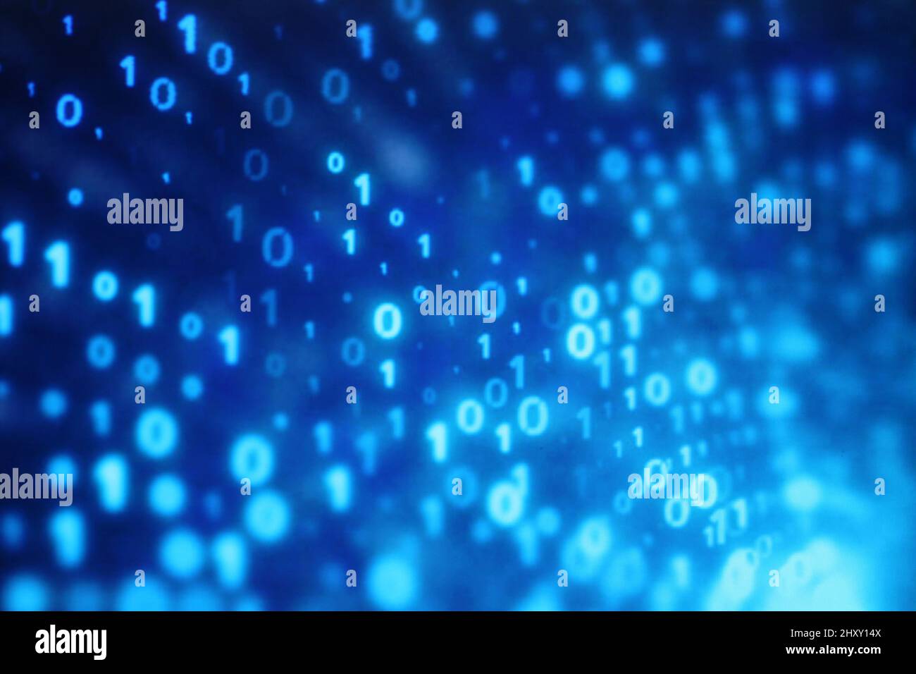 Conceptual illustration of a blurred digital background Stock Photo - Alamy