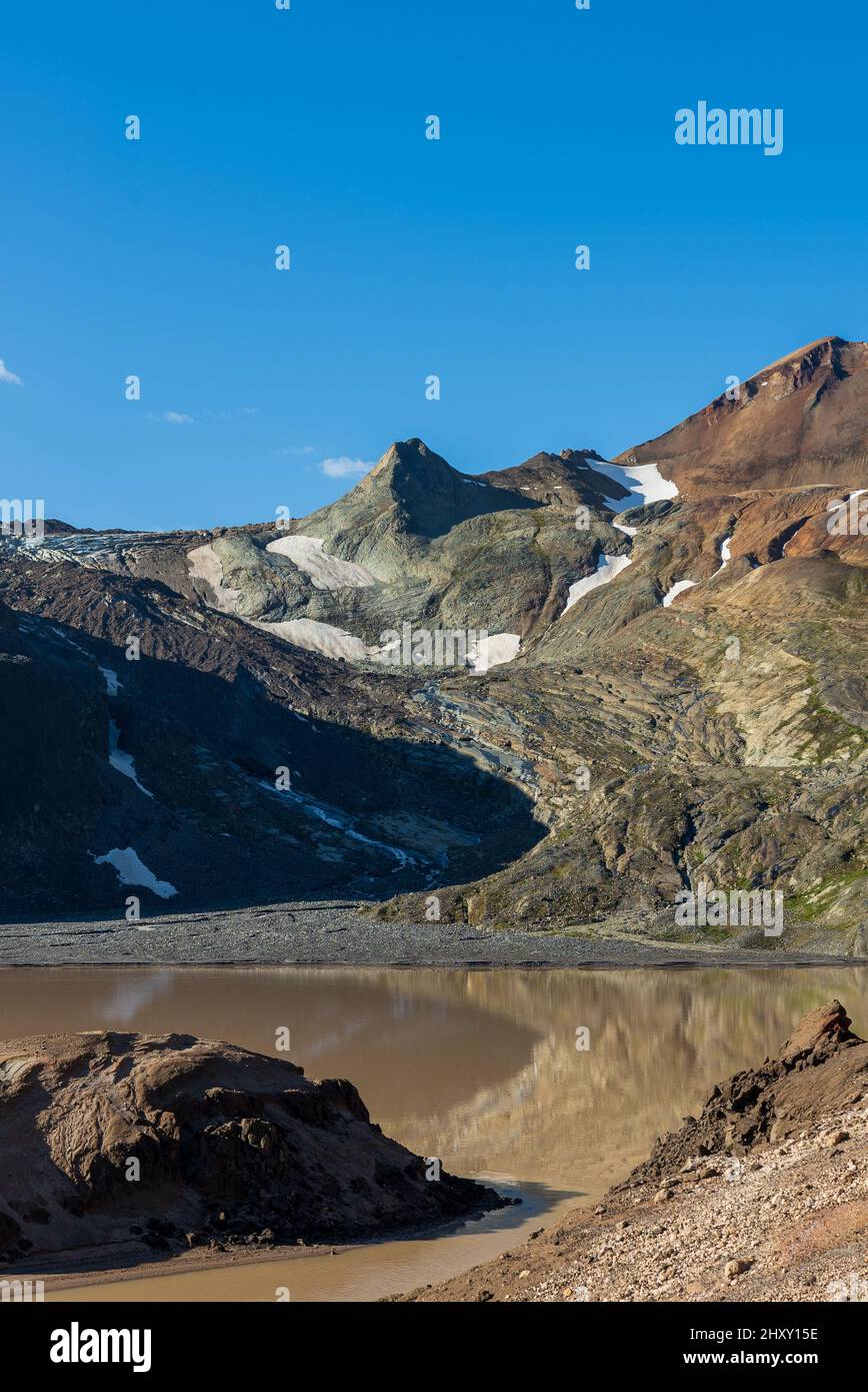 Famous Valley of ten thousand smokes in the Katmai National Park in ...