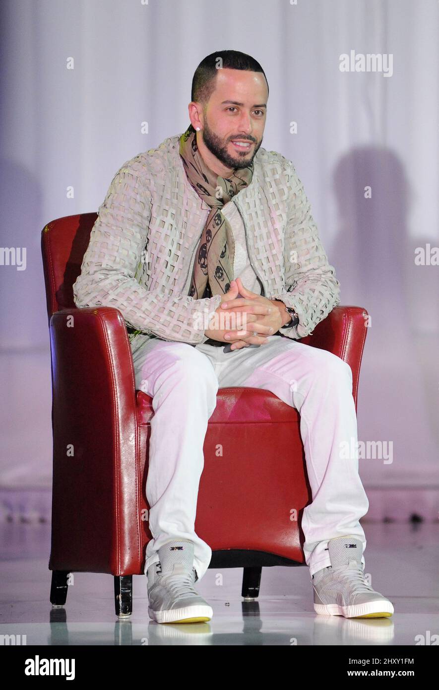Yandel attends a press conference to announce his upcoming tour in Los ...
