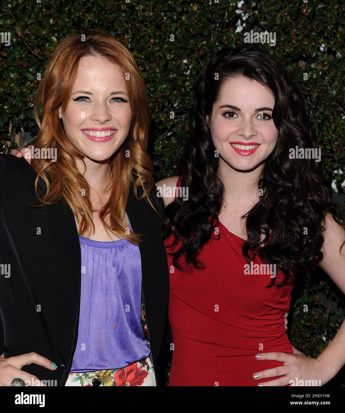 Katie Leclerc and Vanessa Marano during the ABC Family West Coast ...