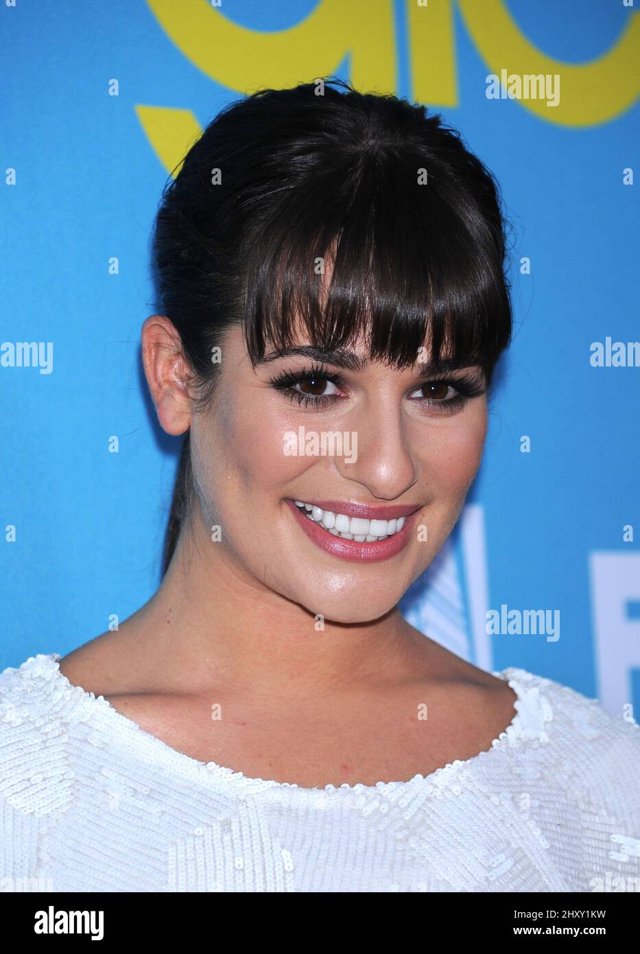 Lea Michele during the 'Glee' Television Academy screening and Q&A held ...
