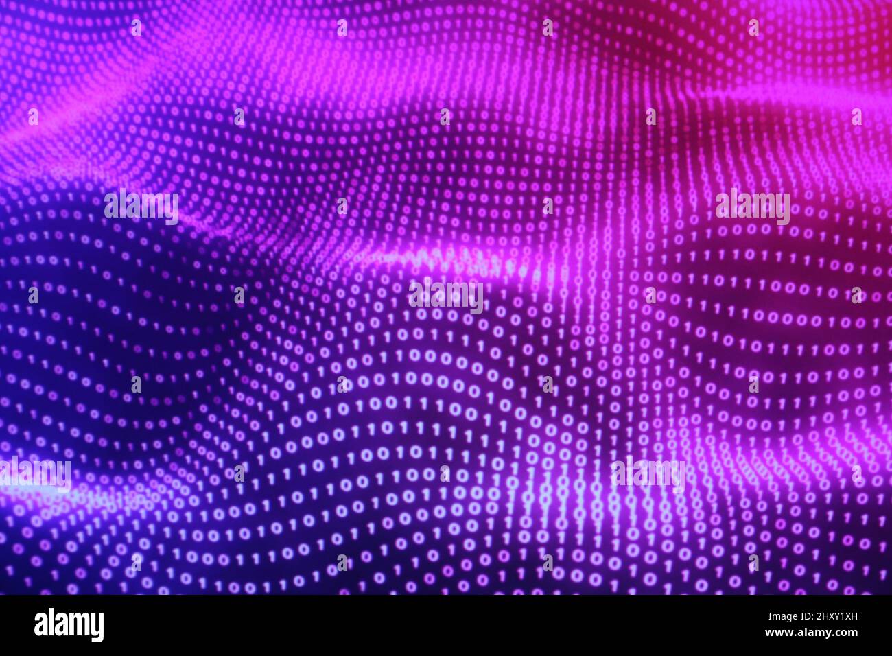 Conceptual illustration of a blurred digital background Stock Photo - Alamy