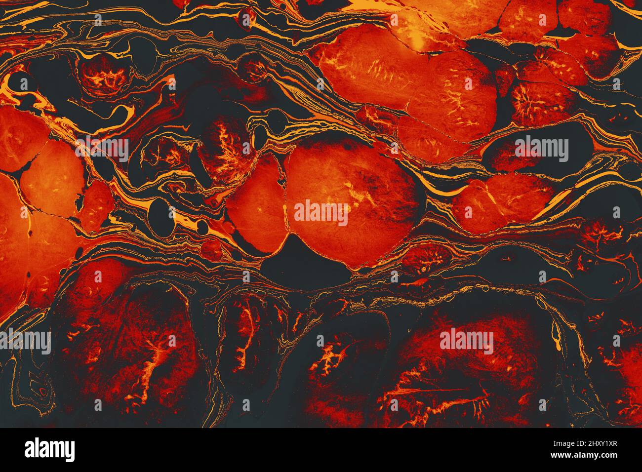 Abstract illustration of colorful fluid art Stock Photo - Alamy