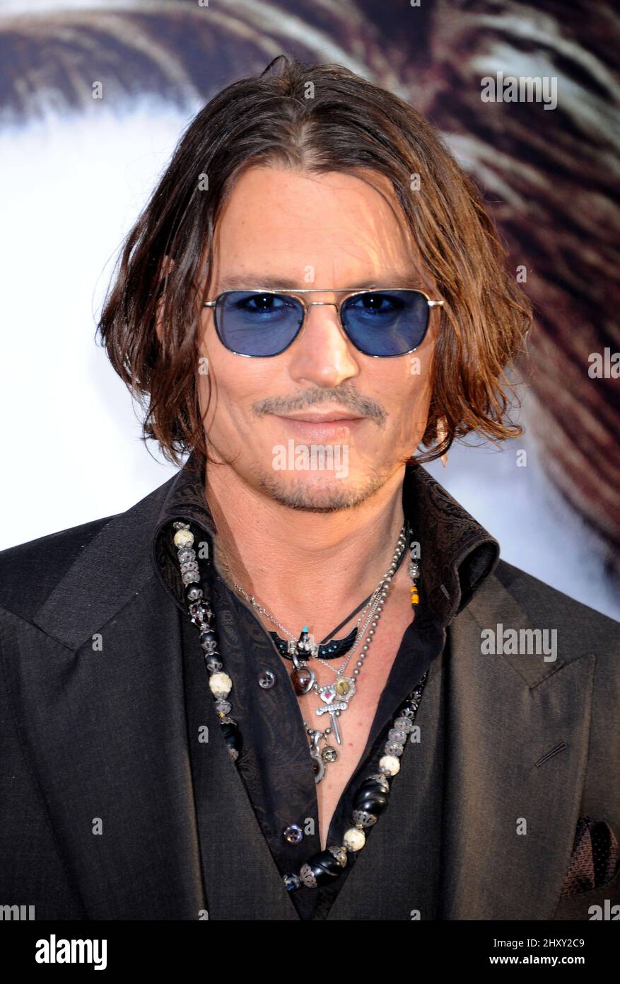 Johnny Depp arriving at the 'Dark Shadows' Los Angeles Premiere held at ...