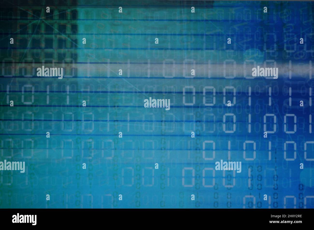 Conceptual illustration of a blurred digital background Stock Photo - Alamy
