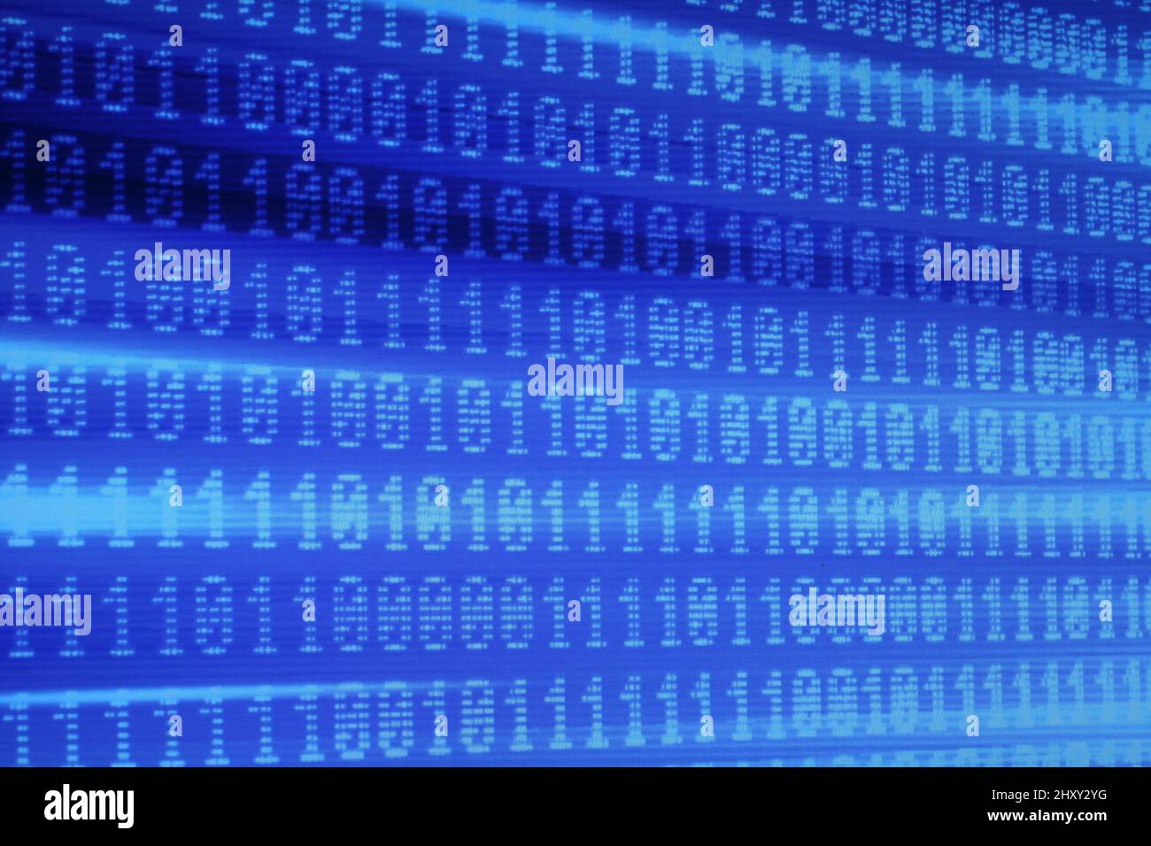 Conceptual illustration of a blurred digital background Stock Photo - Alamy